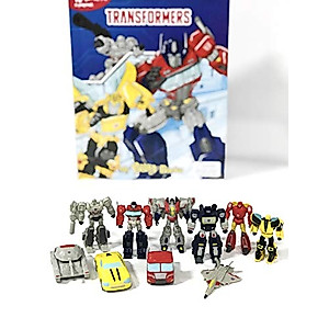 Transformers My Busy Books - Storybook, 10 figurines, playmat