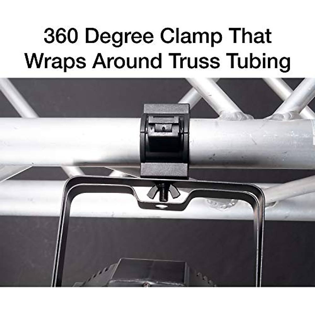 ADJ Products O-clamp 1.5 1.5-Inch Plastic o Clamp 360 Degree Wrap Around Clamp