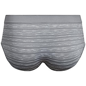 Reebok Women's Plus Size Hipster Panties - 4 Pack Performance Seamless Underwear for Women, Made to Fit Your Curves (1X-3X), Size 3X, Green/Lily/Black/Black