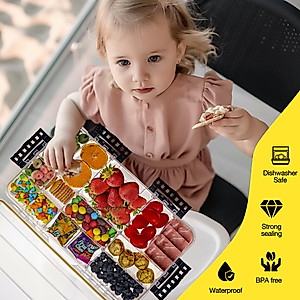 XUZC Snackle Box- Waterproof Tackle Box Container Keeps Snacks Fresh and Dry Charcuterie Safe - Fill With Cured Meats, Cheese, Nuts -Perfect For The Boat, Beach, Picnics, Parties, Picnics, Camping