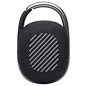 2 Pack JBL Clip 4 Waterproof Wireless Audio Bluetooth Speaker Bundle (Black)
