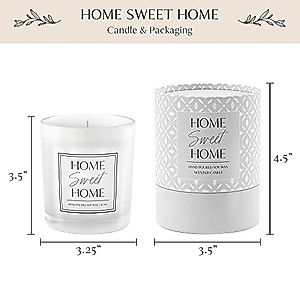 Home Sweet Home Candle | Housewarming Gift with Gift-Ready Packaging | House Warming Presents for New Home | New Home Gifts for Home | Housewarming Gifts for Women | New Home Gifts | New Home Candle