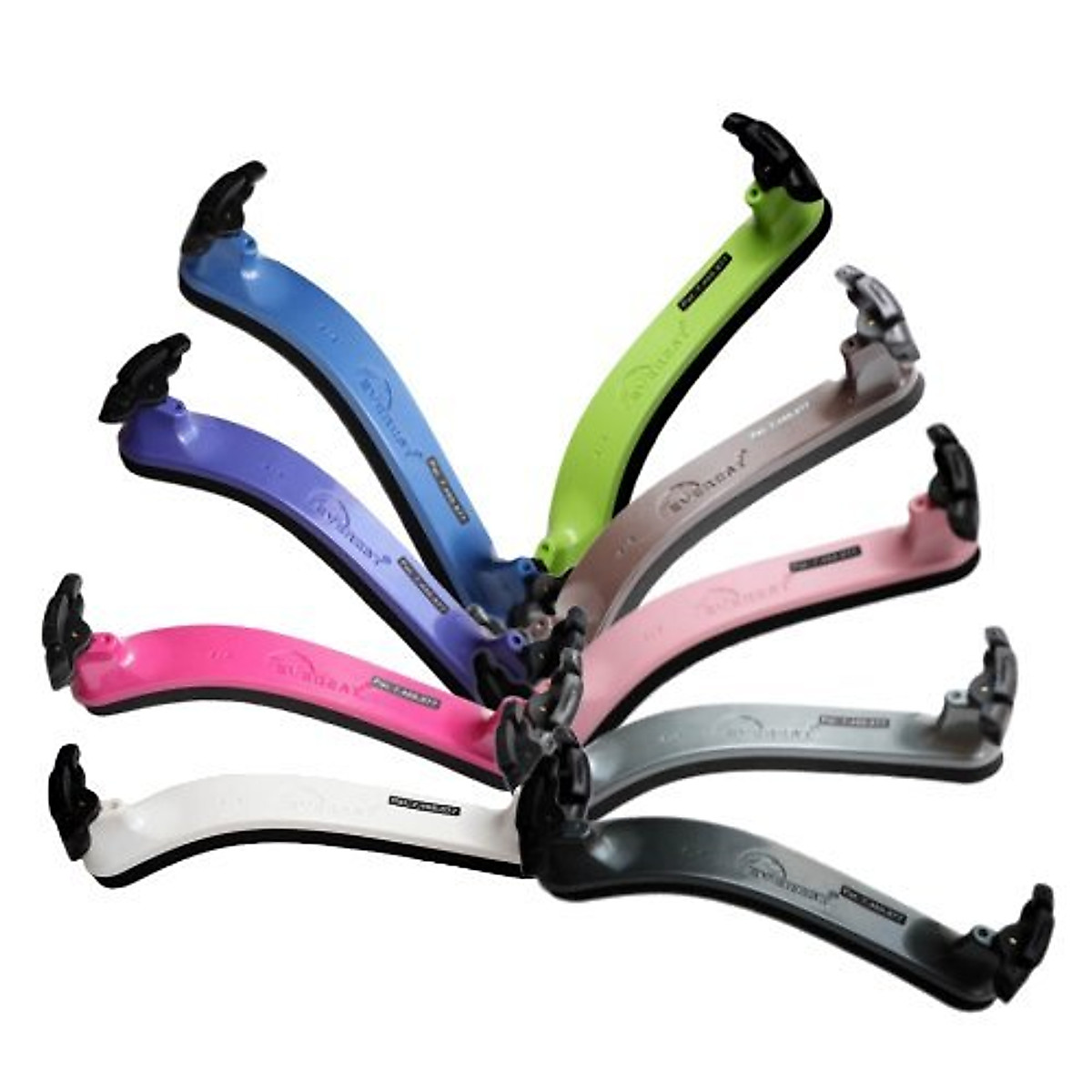 EVEREST Spring Collection Violin Shoulder Rest 4/4, Blue