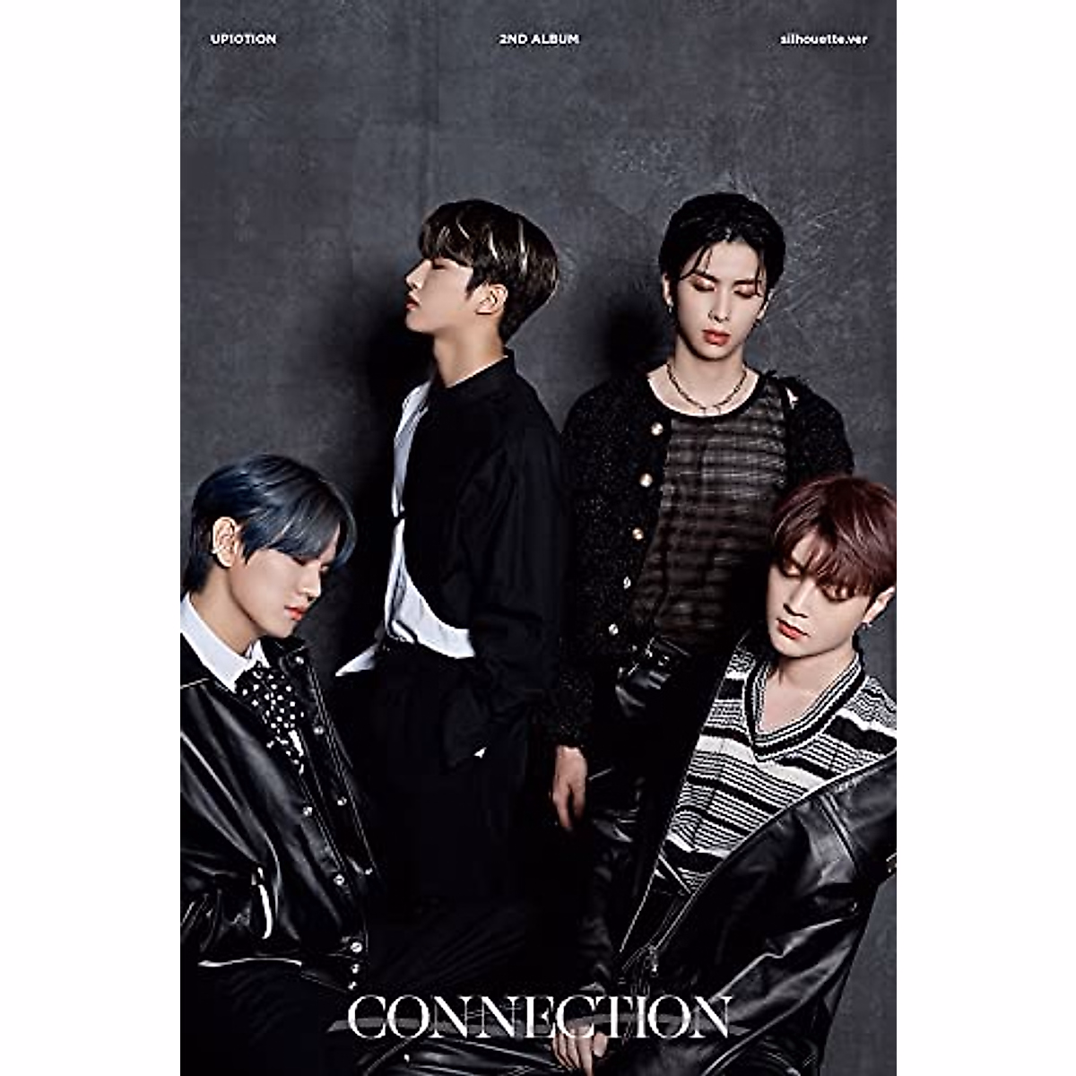 UP10TION Connection 2nd Album Silhouette Version CD+1p Folding Poster On Pack+80p Booklet+1p Sticket+1p Bookmark+2p Selfie PhotoCard+Tracking Kpop Sealed