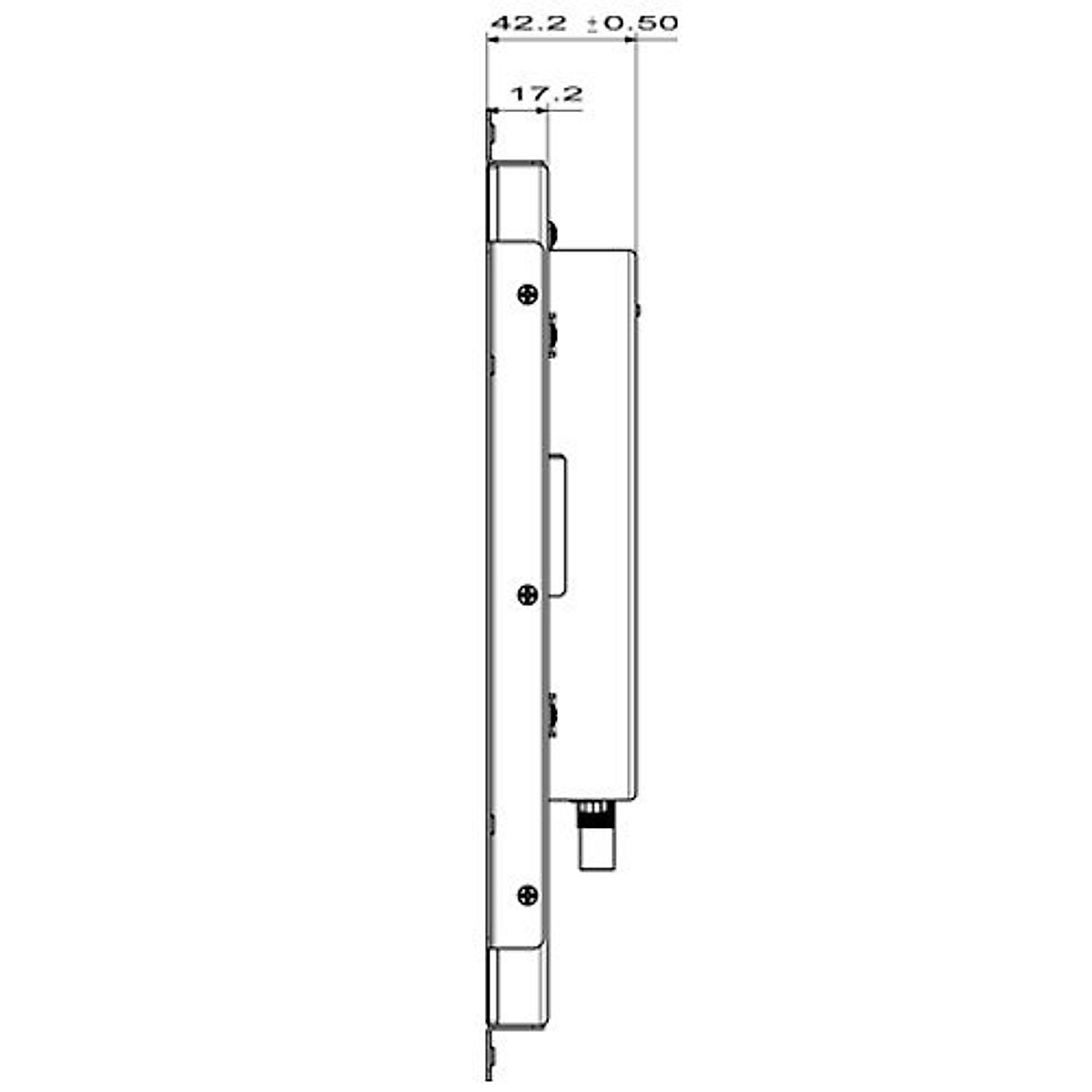 YILETEC 15.6" METAL OPEN FRAME YL-156OFCT 16:9 1080P CAPACITIVE MULTI-TOUCH SCREEN WITH HDMI,VGA AND COMPOSITE INPUT