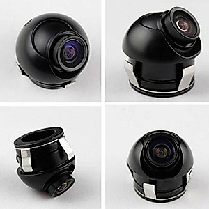 Auto Wayfeng WF® Universal Car Front/Side View Camera 360 Degrees Adjustable HD Color Night Vision for Parking Monitor DVD (Non-Mirror + No Parking Guideline)