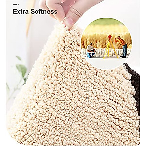 Lemon Bathroom Mat Decor,18''x26'' Fruit Pattern Soft Lemon Floor Rug Microfiber Shaggy Water Absorption Kitchen Rugs Bath Rugs Indoor Rugs