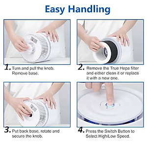 EPI810 True HEPA Replacement Filter, Compatible with KOIOS, MEGAWISE and MOOKA EPI810 Purifier