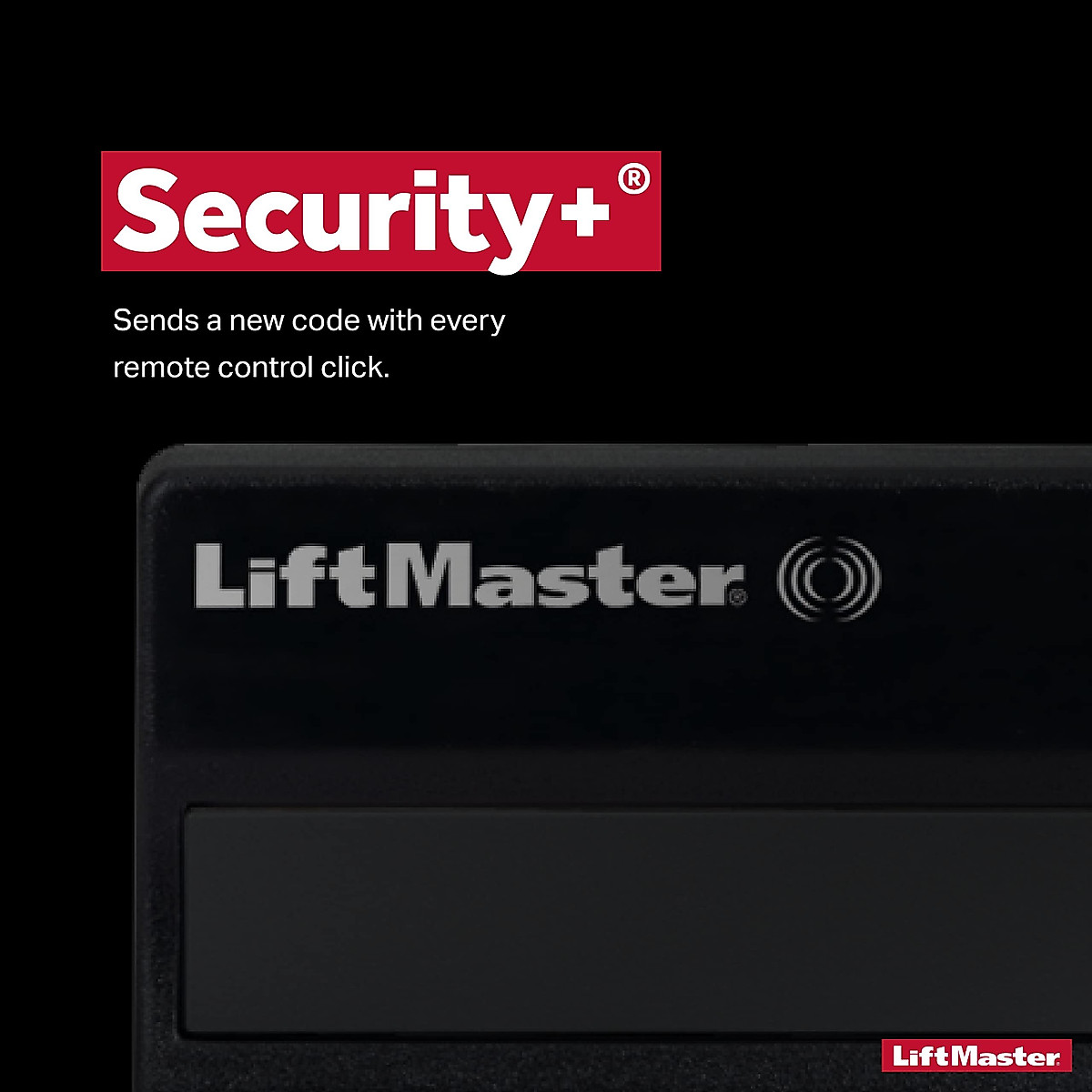 LiftMaster 371LM Security+ 1-Button Garage Door Opener & Gate Operator Remote Control - Universal Garage Door Opener Remote - Single Button Door Opener - Connects to App - Sends a New Code - Pack of 1