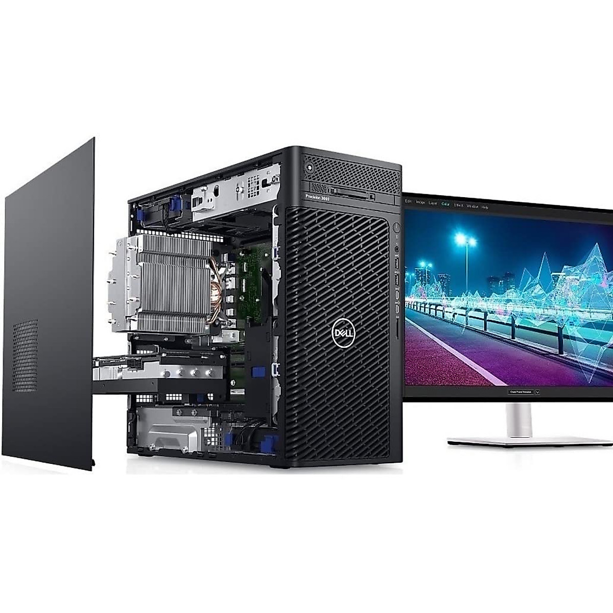 Dell Precision 3000 3660 Workstation - Intel Core i7 Dodeca-core (12 Core) i7-12700 12th Gen 2.10 GHz - 32 GB DDR5 SDRAM RAM - 512 GB SSD - Tower