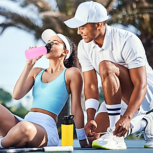 Yinder 16 PCS 20oz Aluminum Water Bottle Bulk Multicolor Reusable Sports Bottle with Snap Lids Multipack Vacuum Water Flask for Travel Camping, Picnics, Gym, Hiking, Cycling, Fishing