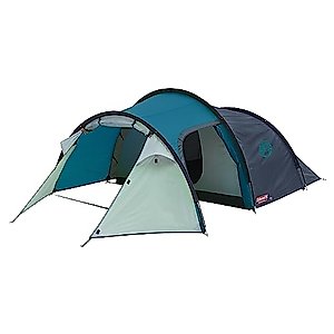 Coleman Cortes 3 Tent, 3 Man Tent, 1 Bedroom Hiking Tent, Absolutely Waterproof Lightweight Camping Tent with Sewn-in Groundsheet, Blue