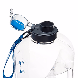 Student 1 Gallon Large Capacity Water Bottle with Time Marker, Reusable, Motivational, Leak-proof, BPA Free Sports Water Jug for Fitness, Gym, Running, Office, Home, Outdoor Sports, Cycling, Camping