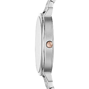 Emporio Armani Women's Silver Stainless Steel Bracelet Watch and Jewelry Gift Set (Model: AR80023)