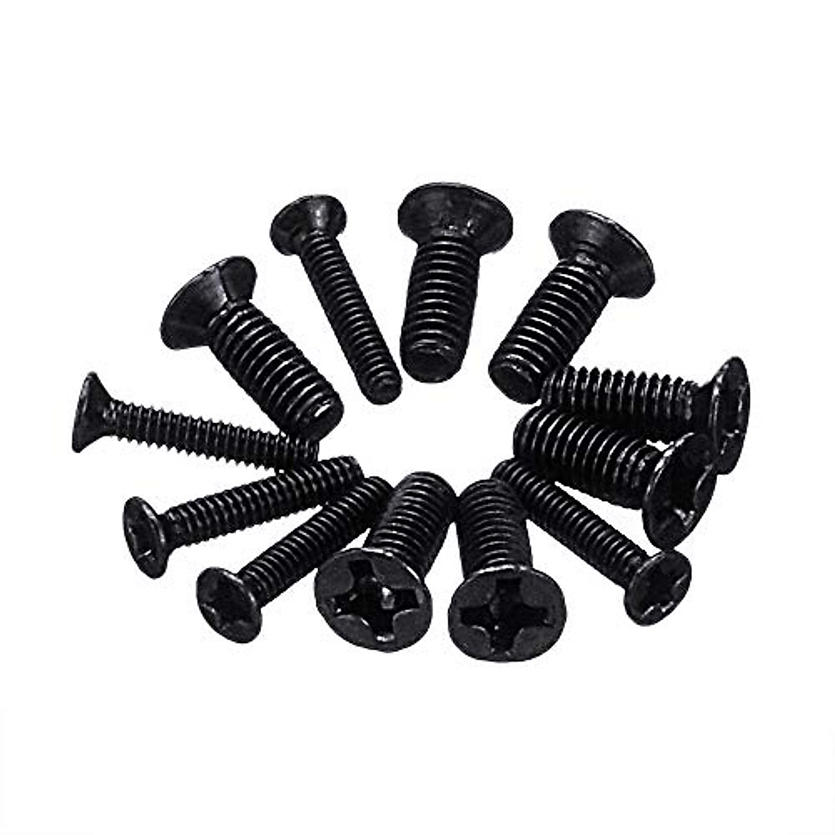 NLXTXQC 240Pcs Screw Carbon Steel Electronic Flat Head Notebook Laptop Repair