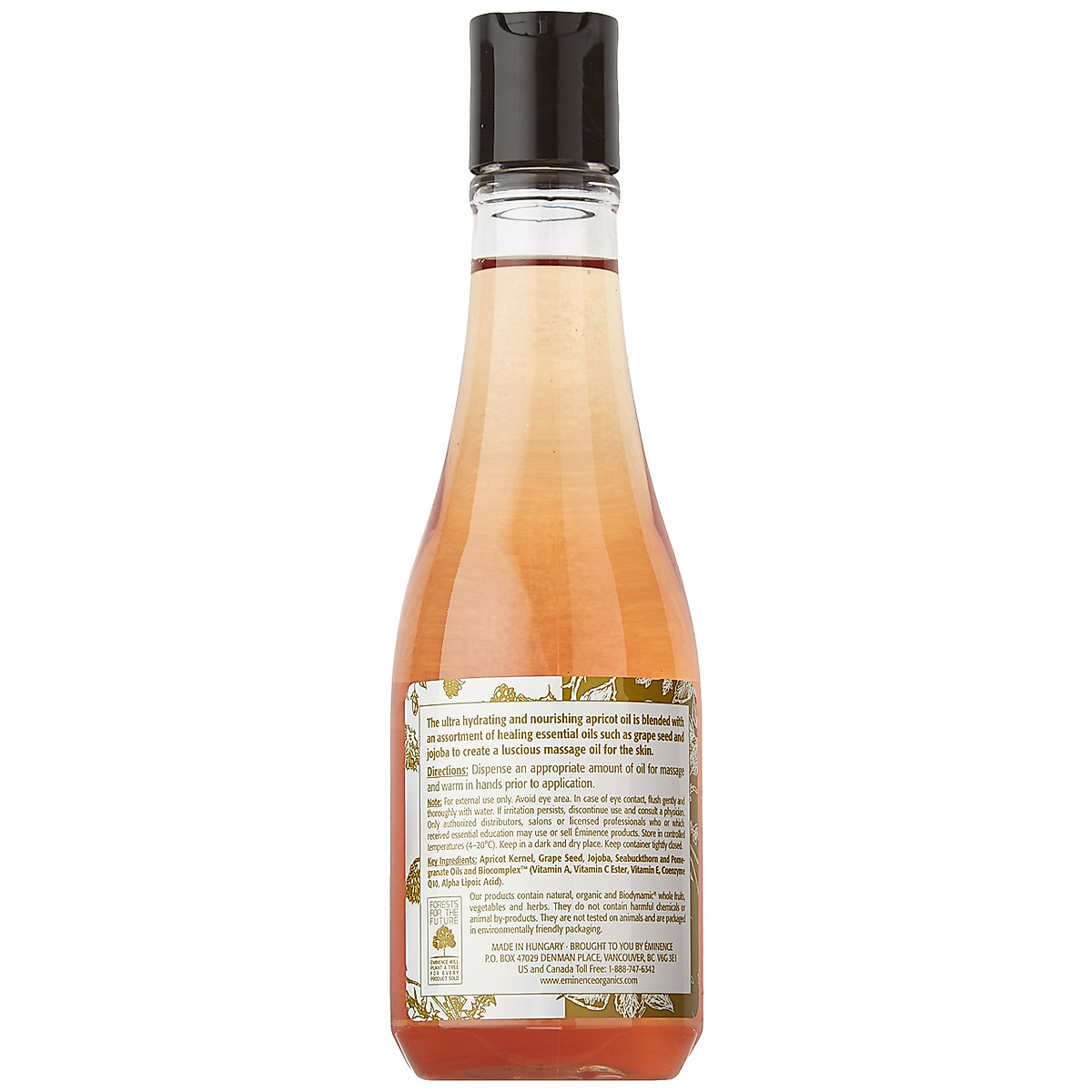 Eminence Apricot Body Oil, 8.2 Fl Oz