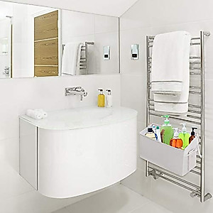 Bedside Organizer Caddy,Hanging Bunk Bed Organizer,Foldable Magazine Holders Storage Bag Platform Bed,College Dorm Rooms Baby Bed Rails,Gray