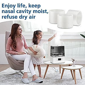 ShufudeJa 30 Pack Humidifier Replacement Filter Compatible with LEVOIT Dual150, Dual200S, Classic300(S), LV600S Series Humidifiers, Sponge Filter Humidifier Replacement Part