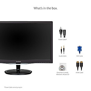 ViewSonic VX2457-MHD 24in 2ms 1080p FreeSync Gaming Monitor HDMI, DisplayPort (Renewed)