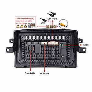 Android 11 Car Stereo Double Din for Toyota Sienna 2004 2005 2006 2007 2008 2009 2010, Biorunn 9 Inch Car GPS HD Touch Screen 1GB 16GB Navigation WiFi BT FM Head Unit…
