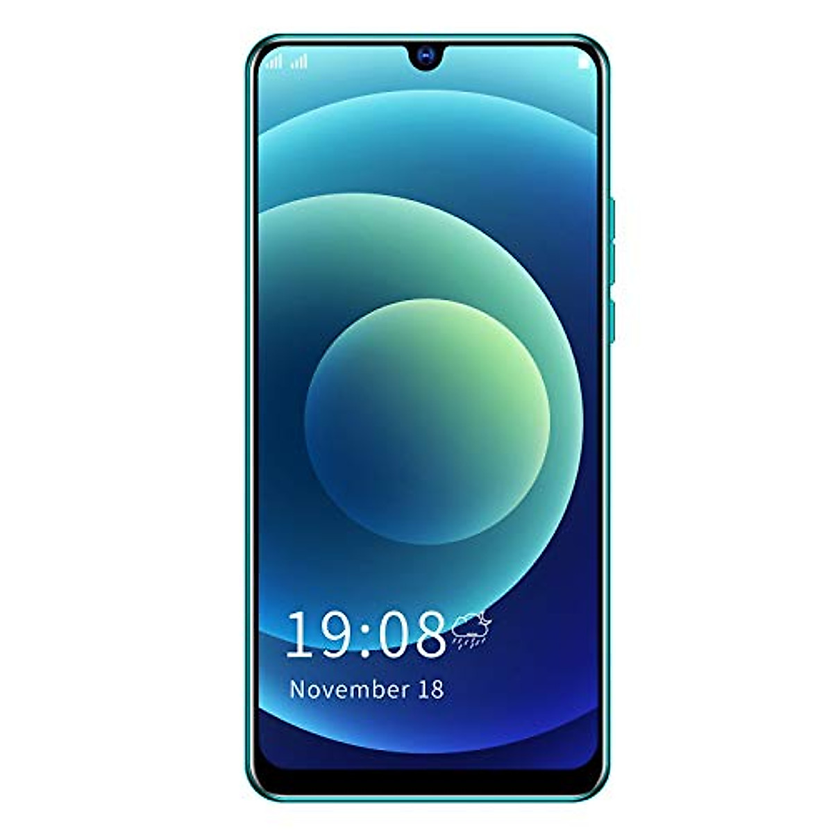 Unlocked U Landvo Ip12 Pro 6.26In Screen Face Recognition Dual Card Dual Standby Smart Phone 1 8Gb Black (Green)