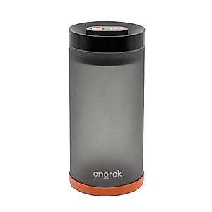 ONGROK Glass Storage Jar (1200ml/3oz) with Vacuum Pump Technology, Air Proof Containers to Preserve Smell and Aroma