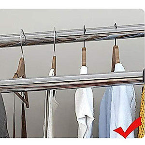 Coat Rack Coat Rack Stand,Coat Rack Coat Hat Stand Garment Rack, 2-Layer Storage with Pulley Adjustable Adjustable Drying Rack, Clothes Pole Hanger, Indoor/Balcony/Outdoor,Black