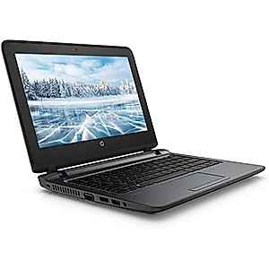 HP 11'' HD IPS Touchscreen Laptop, Windows 11, Intel i3 Processor Up to 2.50GHz, 4GB RAM, 128GB SSD, HDMI, Super-Fast WiFi, Dale Black (Renewed)