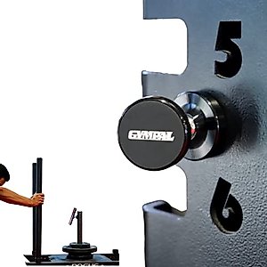 GymPal Magnetic Phone Mount Holder - Dual Magnetic Gym Phone Holder for Working Out Videos - Double Sided Strong Magnet with 360 Degree Rotation - Fits Any Smart Phone