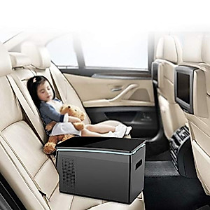 YAARN Small Fridge for Bedroom Car Refrigerator, Mini Refrigerator, Car Home Dual-use 12v / 24v, Refrigerated Refrigerator Freezer Refrigerated Freezing Partition (Size : 26L)