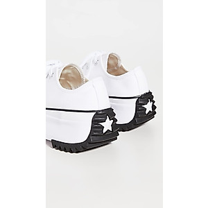 Converse Women's Run Star Hike Platform Sneakers, White/Black/Gum, 7.5 Medium US
