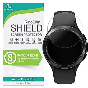 Samsung Galaxy Watch (45mm/46mm) Screen Protector - 8 Pack with Flexible Clear Film Case Friendly Accessories