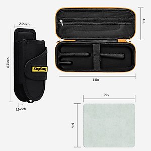 KingSung Hard Case Bundle with Tester Meter Holster Replacement for Fluke T5-1000/T5-600/T6-1000/T6-600/T+PRO Voltage Continuity,3D Molded Appearance and Real Machine Custom Lining