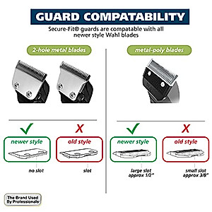 Wahl Clipper Genuine Attachment Guard Organization Kit with Color Pro Colored Hair Clipper Guide Combs, 14 Piece Premium Storage Kit for Wahl Hair Clippers, Multicolor - 3291-100