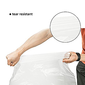 Overmonup 20Pcs 32x40 Inches Clear Plastic storage Bags for Dustproof,Moistureproof finishing the quilt,Moving and packing and More