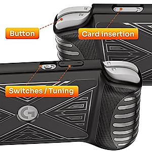 LUPAPA Silicone Cover Case for Logitech G Cloud Gaming Handheld and Screen Film Protector for Logitech G Cloud Gaming Accessories (White)