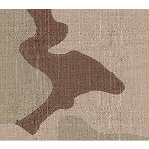 3 Color Day Desert"Desert Storm" Camouflage Fabric Ny/co Ripstop 65" by The Yard