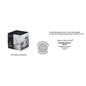 Royal Doulton Maze Serving Bowl 25cm Light Grey