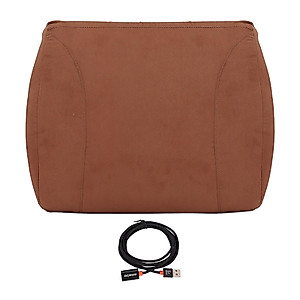 Lumbar Cushion USB Pillow Port for Memory Foam USB Port Lumbar Pillow Lumbar Support Khaki for Heated Gardening Room Pillow Bedroom Pillow Lumbar Support Pillow Tree Trays Mats