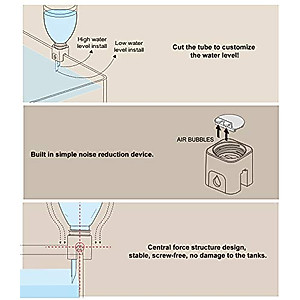 Clscea Aquarium Auto Top Off System Water Filler Compensator Blue