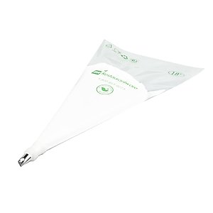 Restaurantware Pastry Tek Leaf Icing Tip 1 Reusable Piping Tip - #65 Dent-Resistant Stainless Steel Decorating Cake Tip Dishwasher-Safe Decorate Cupcakes Cakes or Cookies