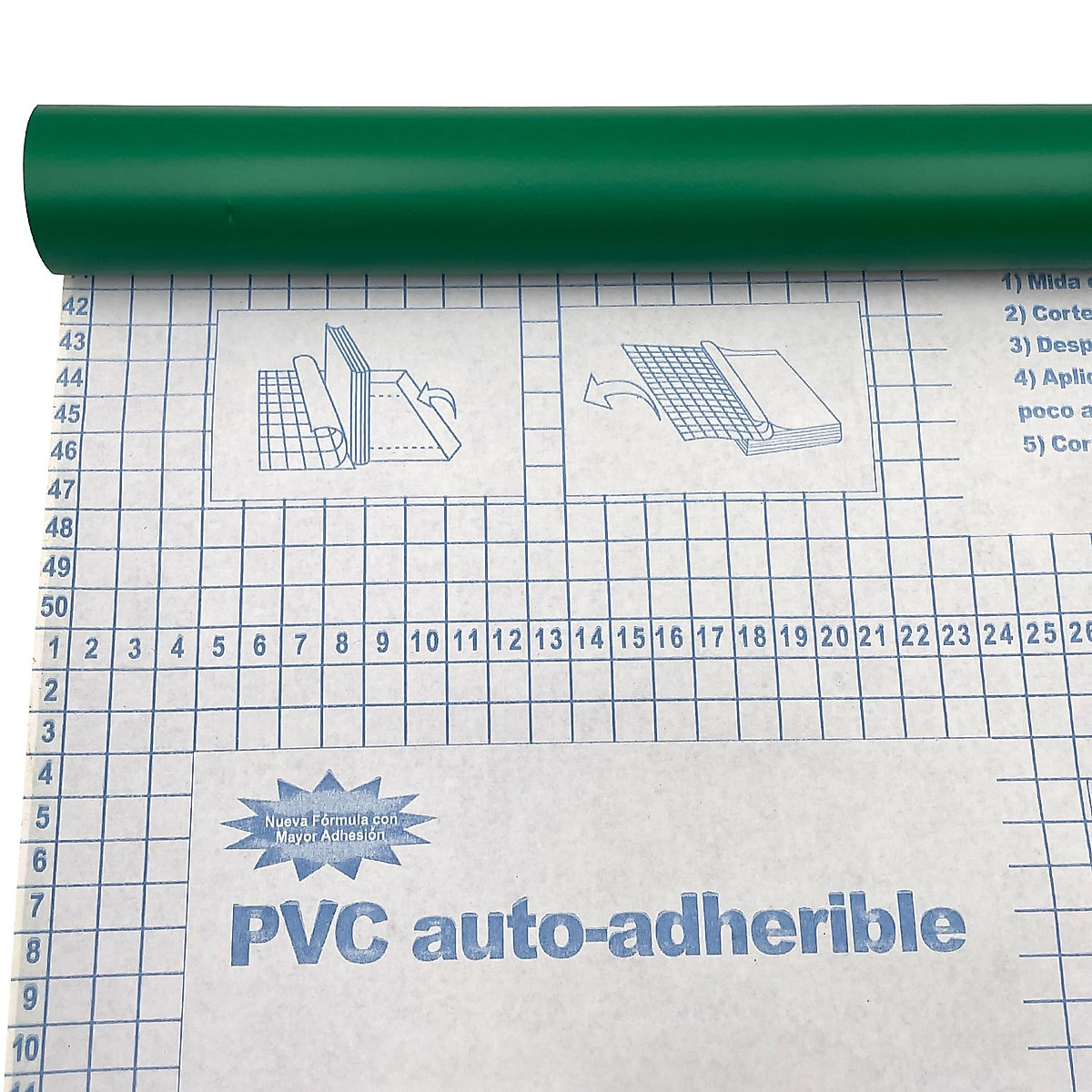 Yifely Solid Color Green Furniture Paper Peel & Stick Shelf Liner Refurbish Old Dresser Drawers 17.7 Inch by 9.8 Feet