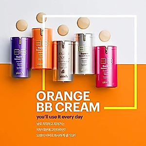 [SKIN79] Super Plus Beblesh Balm Triple Function Orange BB Cream #21 Yellow Beige 1.35 fl.oz. (40 ml) - Rich Vitamin Complex Care Healthy and Vital Skin