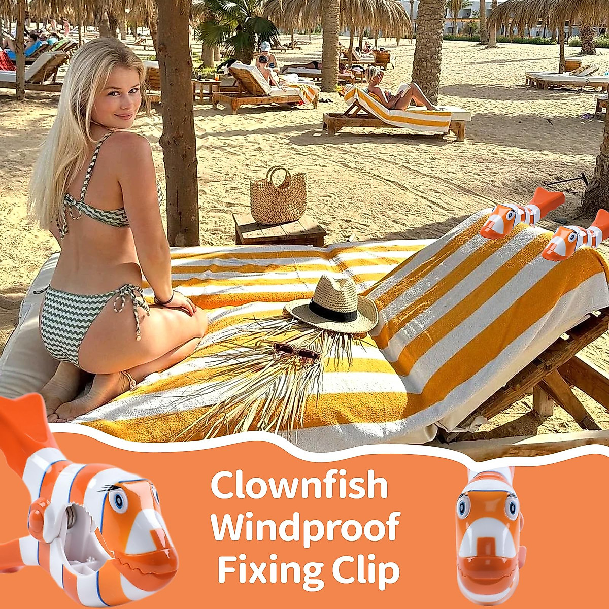 Beach Towel Clip for Beach Chairs,Beach Towel Clips for Pool Chairs Cruise,Beach Chair Clips for Towels 2 Pieces