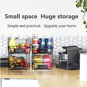 Kitchen organization Basket,Pantry Cabinet Organization and Storage