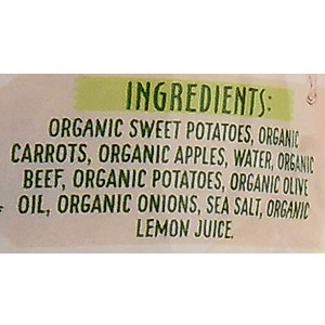 Sprout Organics Root Vegetables with Beef, 4 Oz Pouch