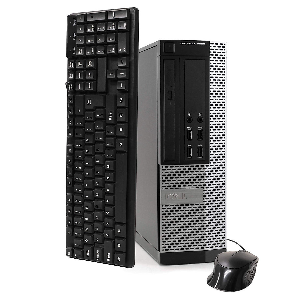 Dell Optiplex 9020 SFF Desktop Computer, Intel Quad Core i5-4570 3.2 GHz, 16GB DDR3 Ram, 240GB SSD, DVD, Windows 10 Professional, 24 inch Monitor. Free Keyboard,Mouse,WiFi Adapter (Renewed)