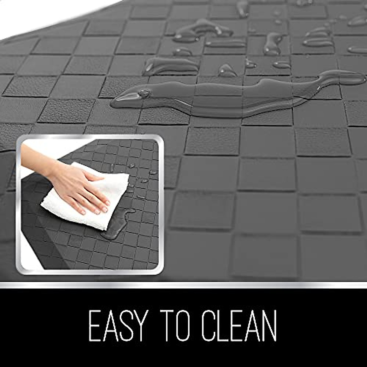 Ninja Brand Premium Floor Comfort Mat, Ergonomically Engineered, Extra Support Floor Pad, Commercial Grade Rug for Kitchen, Gaming, Office Standing Desk Mats, 20x32 Inches, Graphite Gray