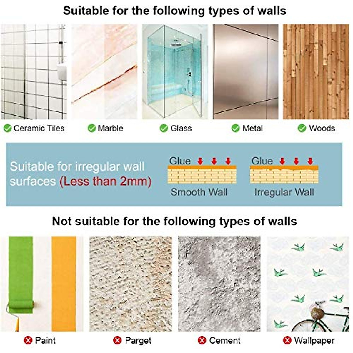 Leekayer Supersonic Hair Dryer Wall Mount Holder, Dyson Hair Dryer Bracket,for Dyson Hair Dryer Accessories Holder,Punch-Free Hair Dryer Holder Bathroom Storage Rack Care Tools (Sliver)