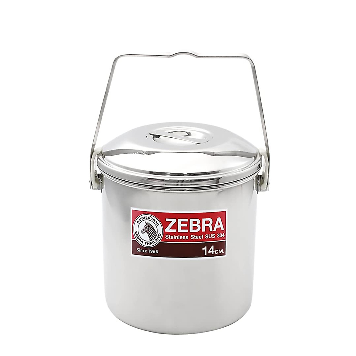 Zebra Loop Handle Pot Stainless Steel (16 cm)